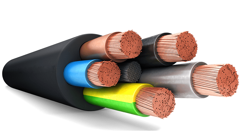 Neoprene rubber trailing cables (H07RN-F, 450/700V) – Advanced Product Technology