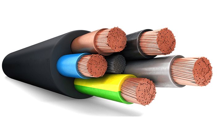 Neoprene rubber trailing cables (H07RN-F, 450/700V) – Advanced Product ...